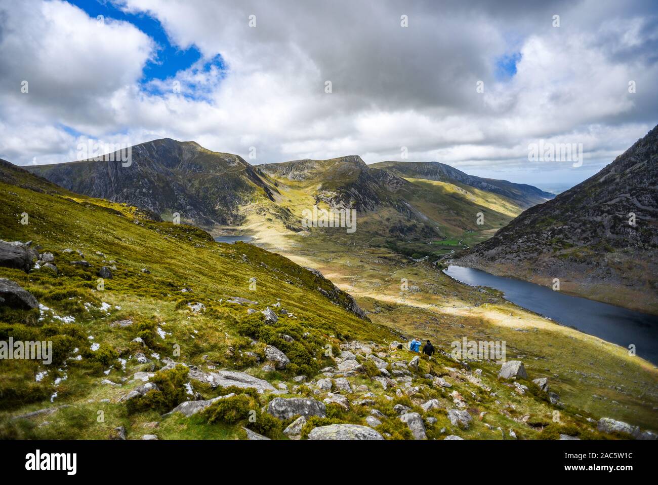 Snowdonia park landscape in England Stock Photo - Alamy