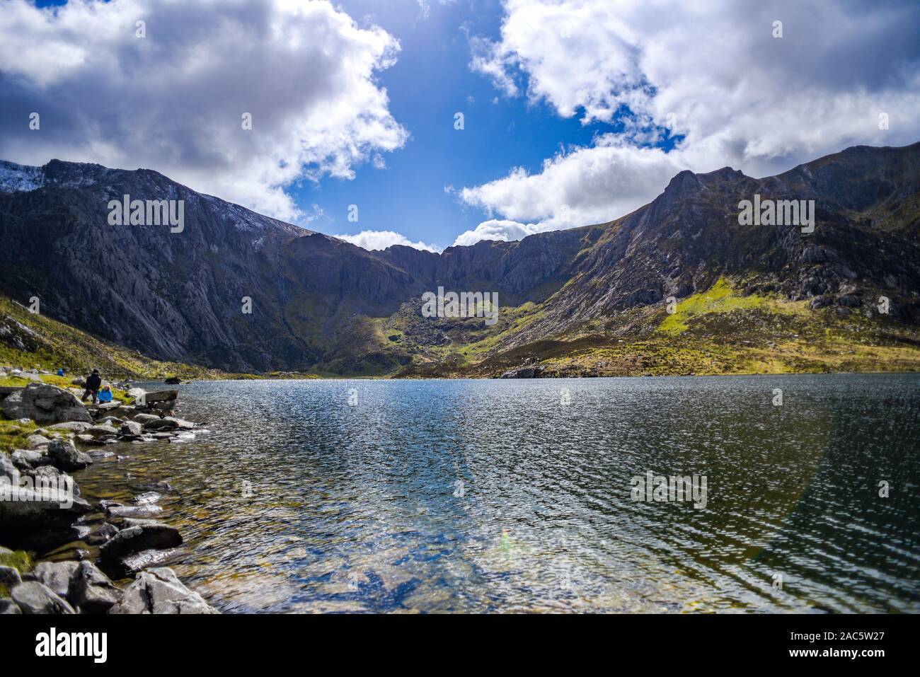 Snowdonia park landscape in England Stock Photo - Alamy