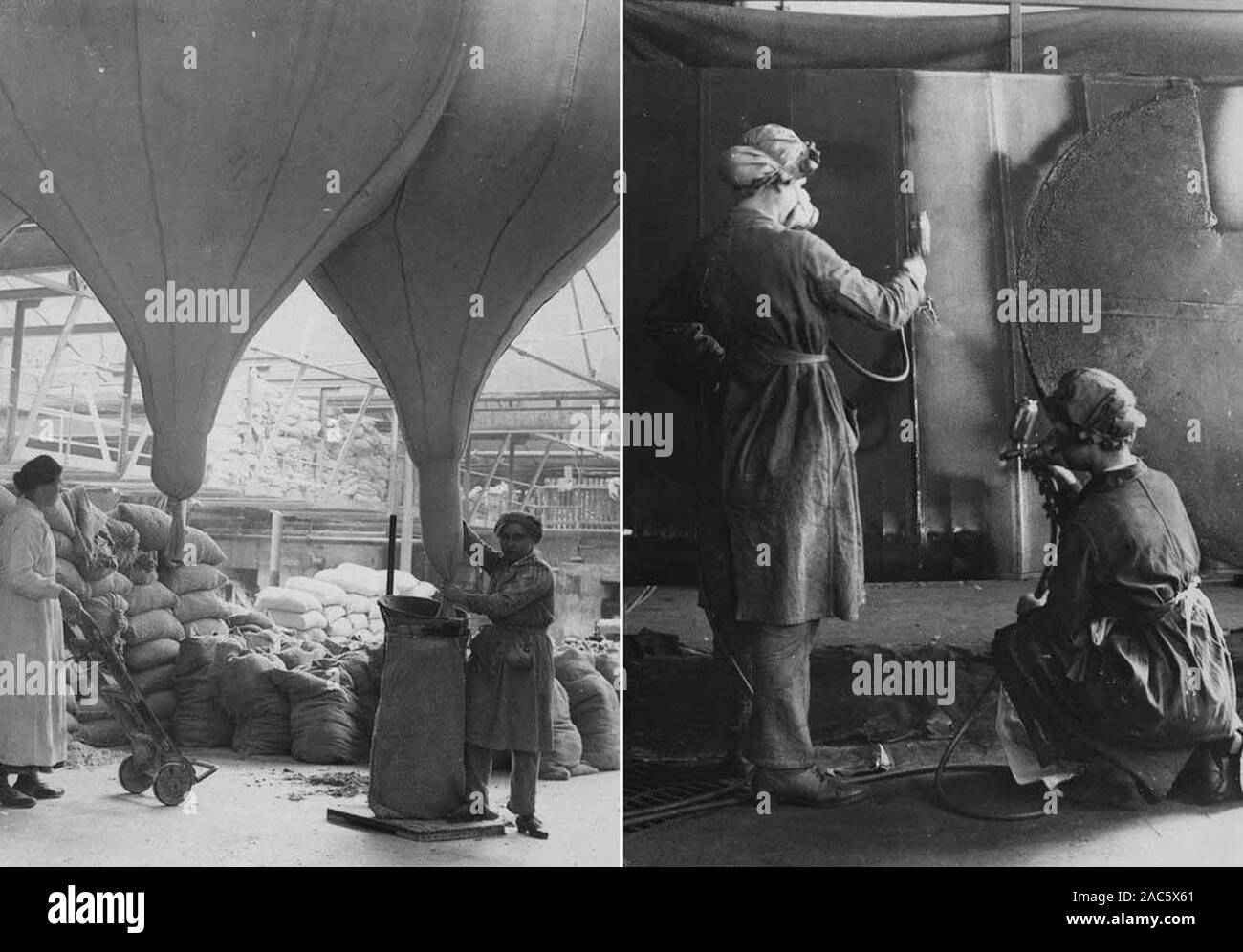 Photograph from the first world war showing British women working in ...