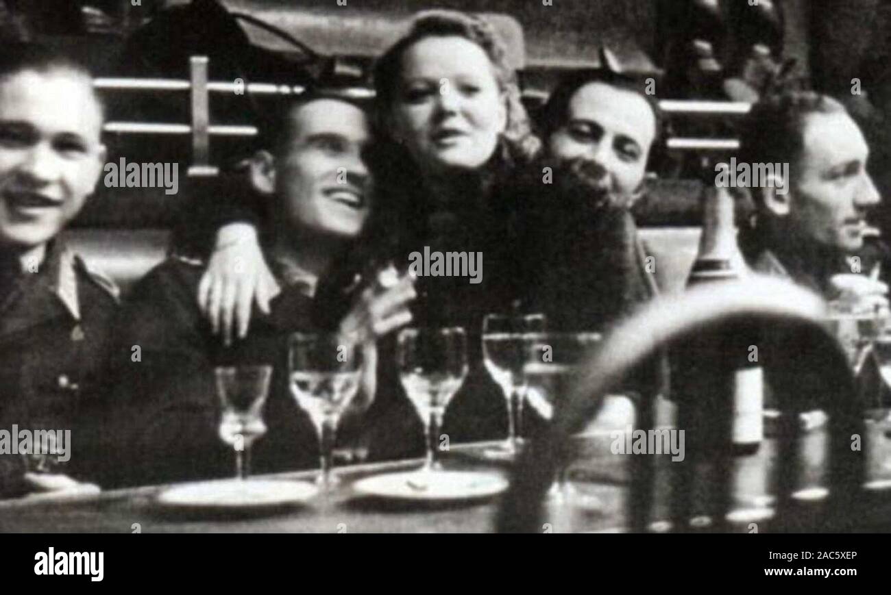 Collaborator girls of the German-occupied Europe, 1940-1944 Stock Photo ...