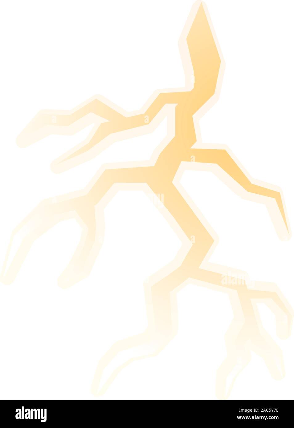 Thunderbolt icon. Cartoon of thunderbolt vector icon for web design ...