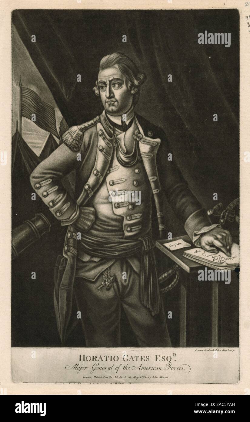 Major general horatio gates hi-res stock photography and images - Alamy