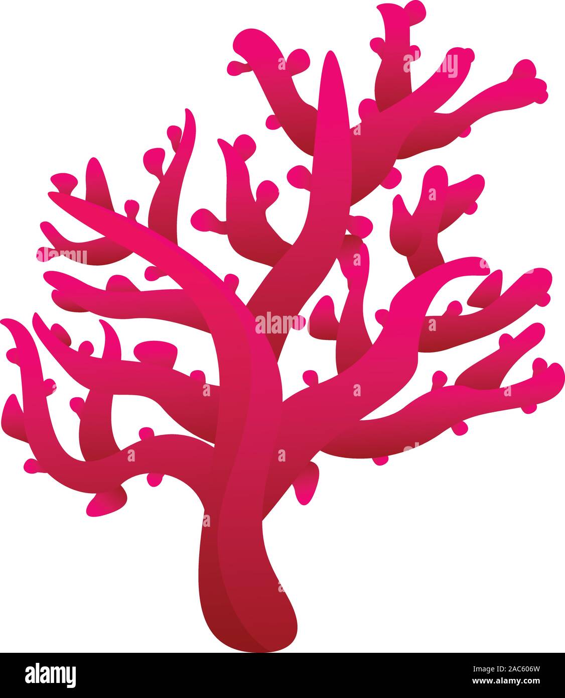 Reef coral icon. Cartoon of reef coral vector icon for web design ...