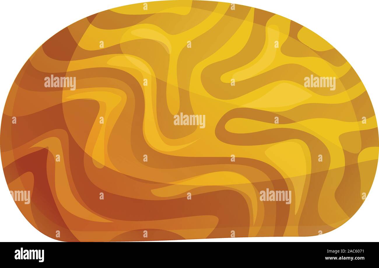 Yellow coral icon. Cartoon of yellow coral vector icon for web design ...