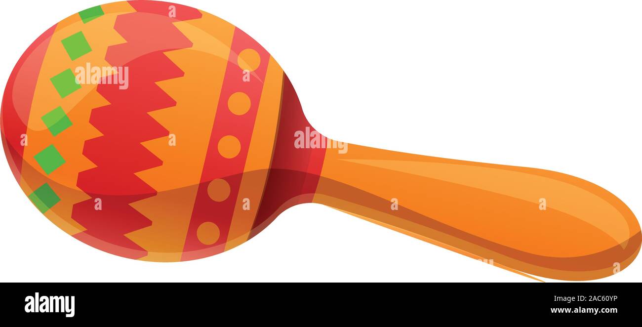 Traditional maracas icon. Cartoon of traditional maracas vector icon ...