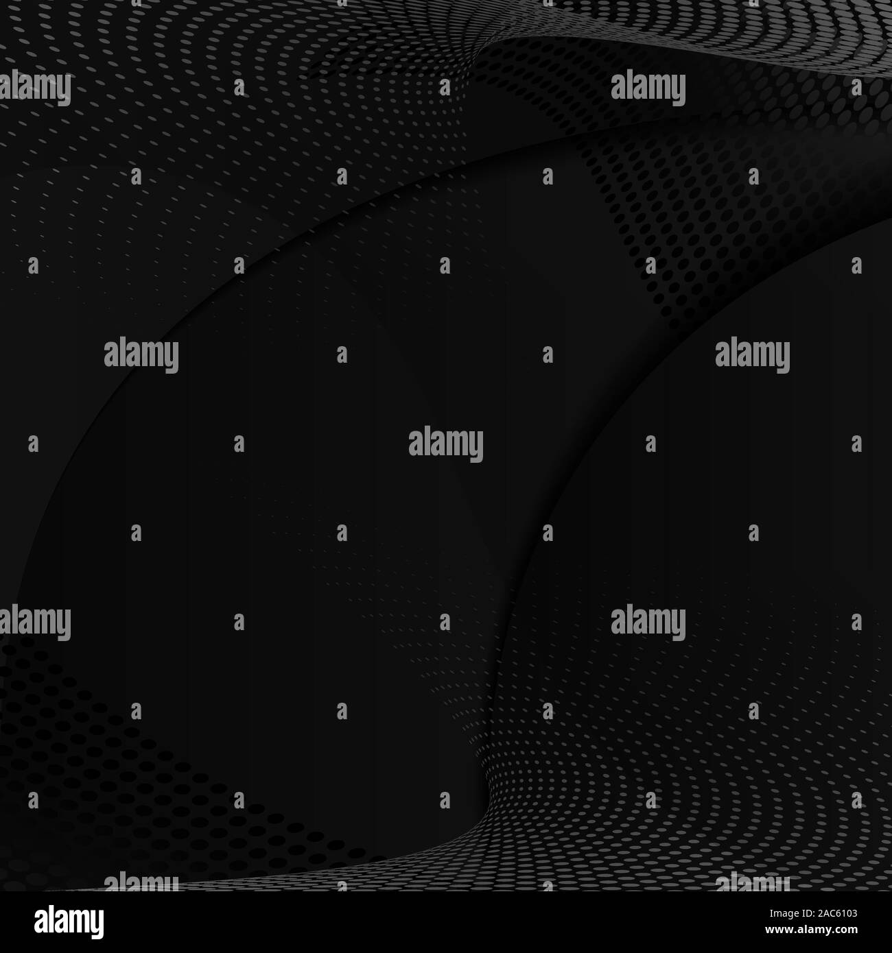 Halftone Element on Blakc Backdrop. Abstract Halftone Background ...