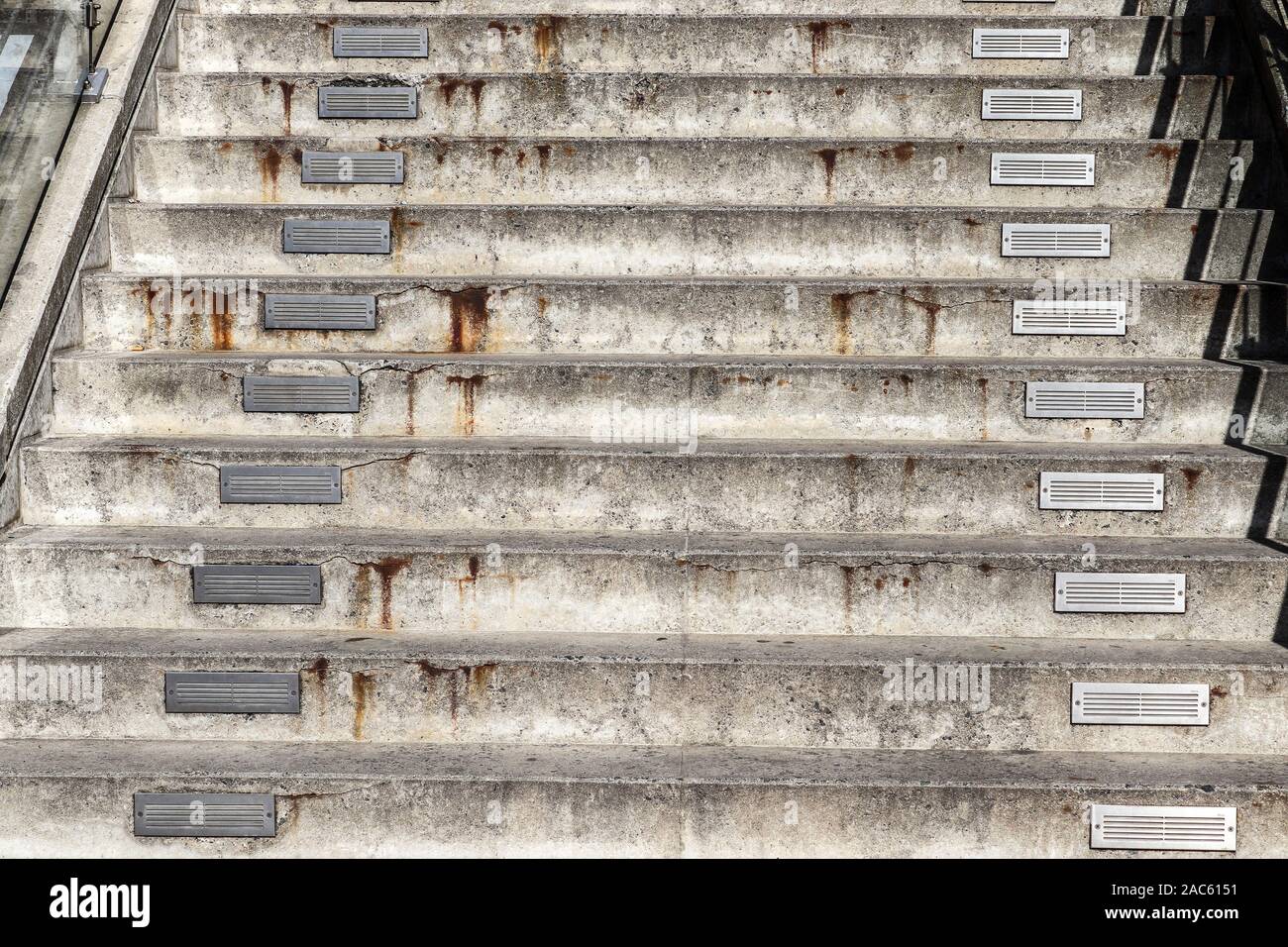 Football steps stairs stair hi-res stock photography and images - Alamy