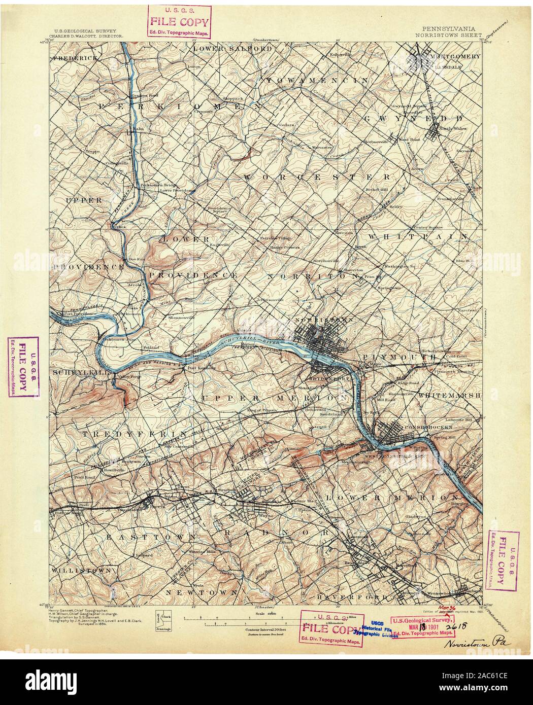 Norristown map hi-res stock photography and images - Alamy