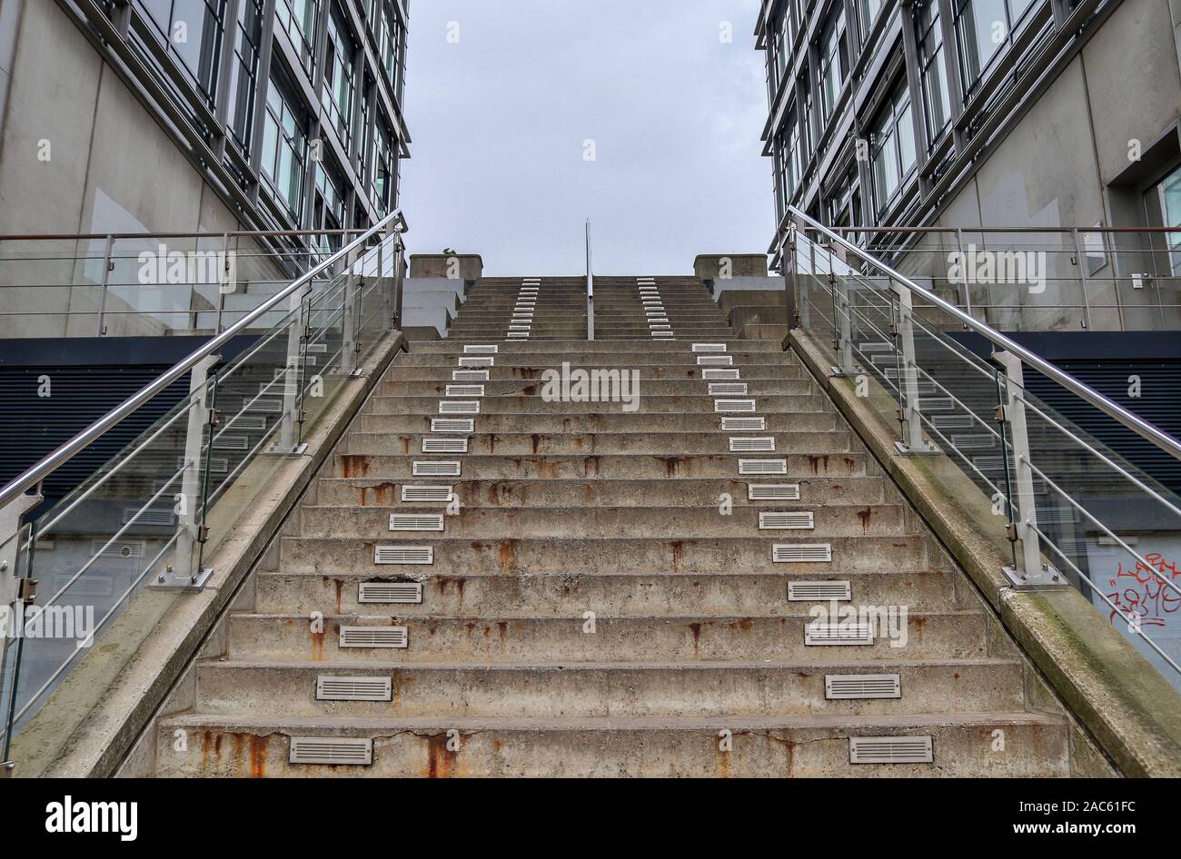 Football steps stairs stair hi-res stock photography and images - Alamy