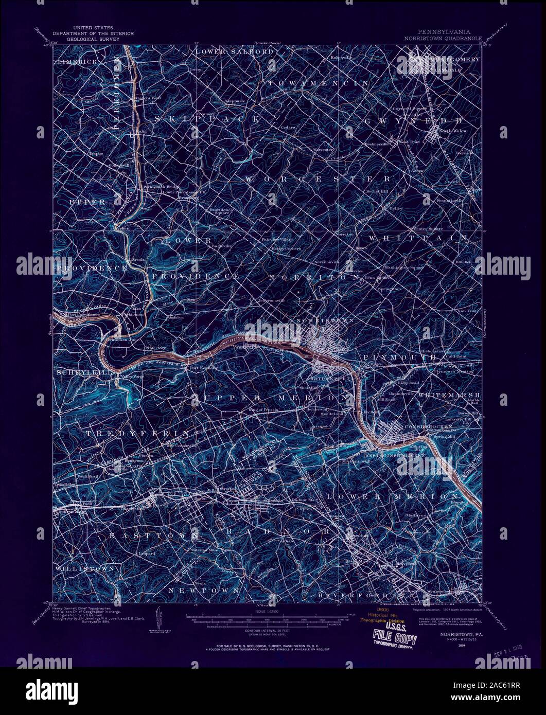Norristown pennsylvania map hi-res stock photography and images - Alamy