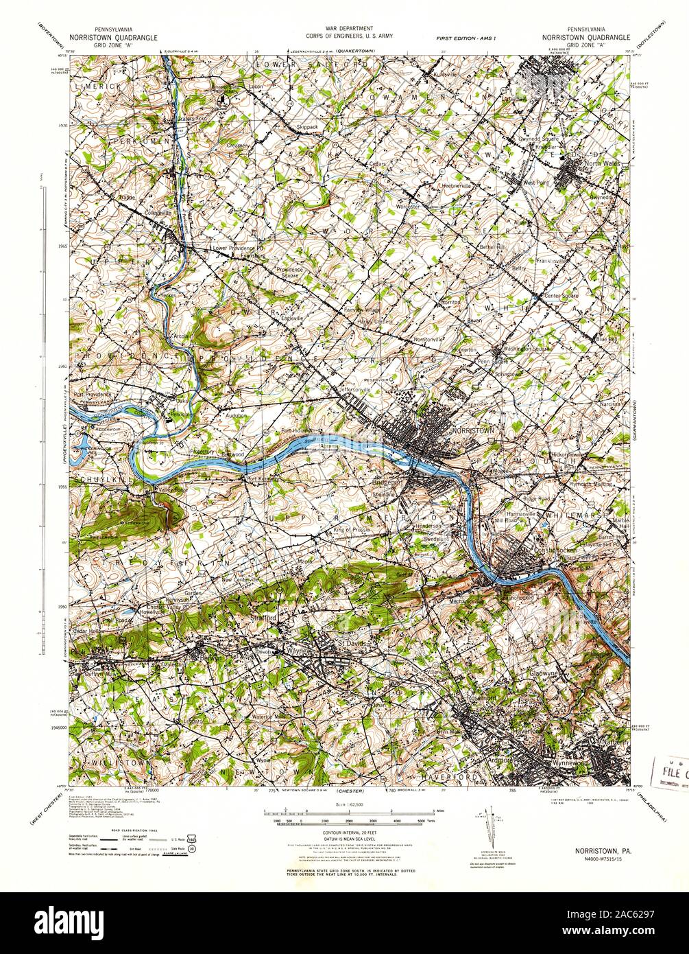 Norristown pennsylvania map hi-res stock photography and images - Alamy
