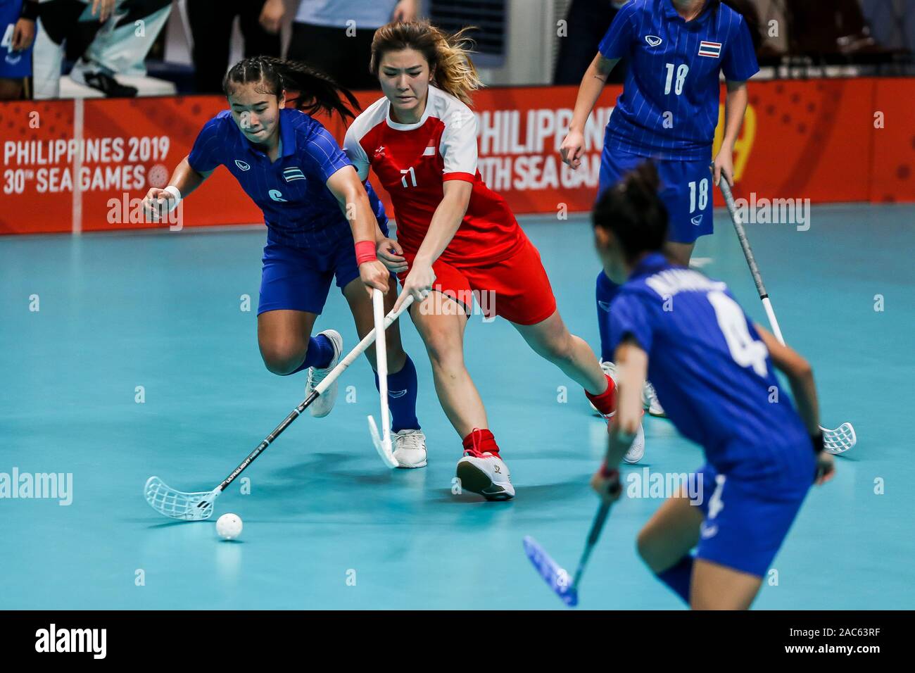 Quezon City, Philippines. 1st Dec, 2019. Tiffany Ong (2nd L) of ...