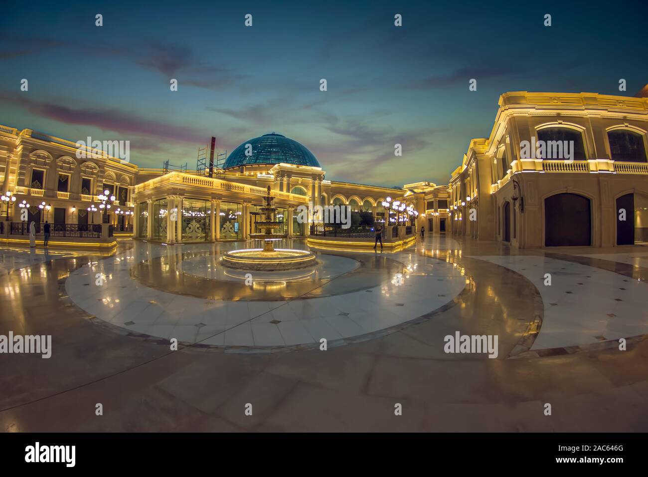 The new luxury Al Hazm shopping mall in the city of Doha Stock Photo ...
