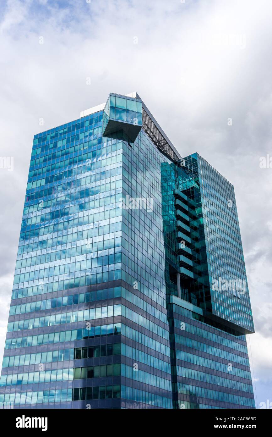 Saturn Office Tower Building, Donau City, Vienna, Austria, Europe Stock ...
