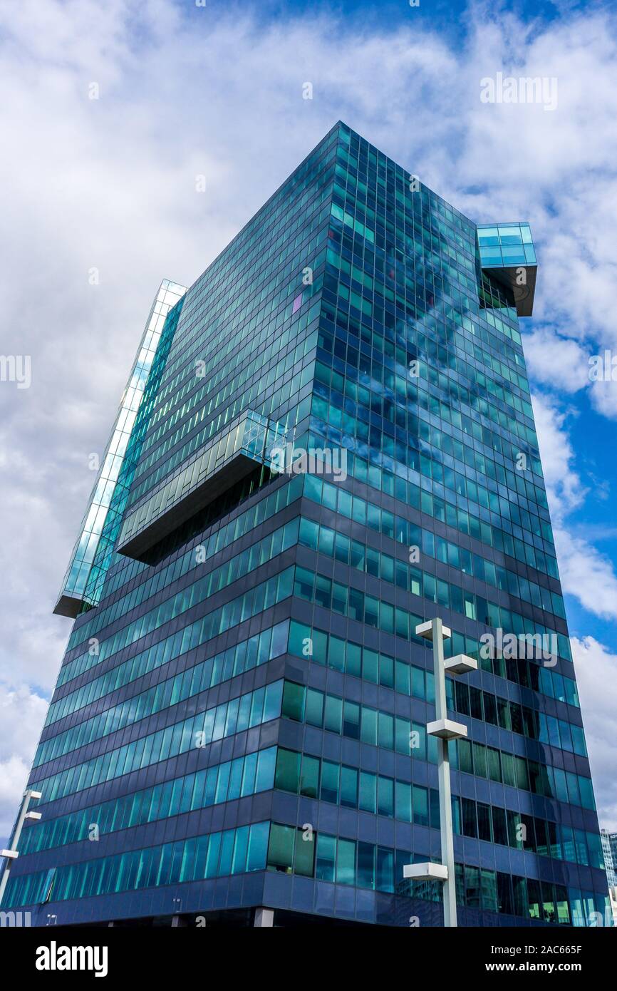 Saturn Office Tower Building, Donau City, Vienna, Austria, Europe Stock ...