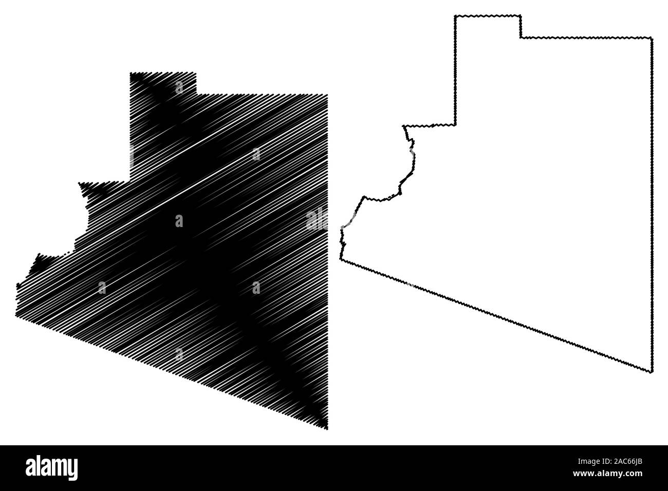 Map of yuma Black and White Stock Photos & Images - Alamy
