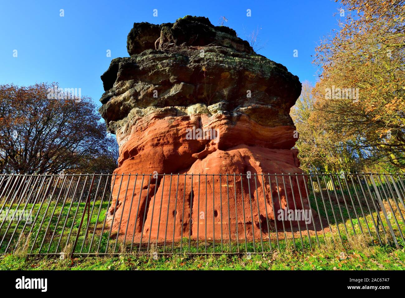 Hemlock Stone, Stapleford Hill, Bramcote ,Nottingham Stock Photo - Alamy