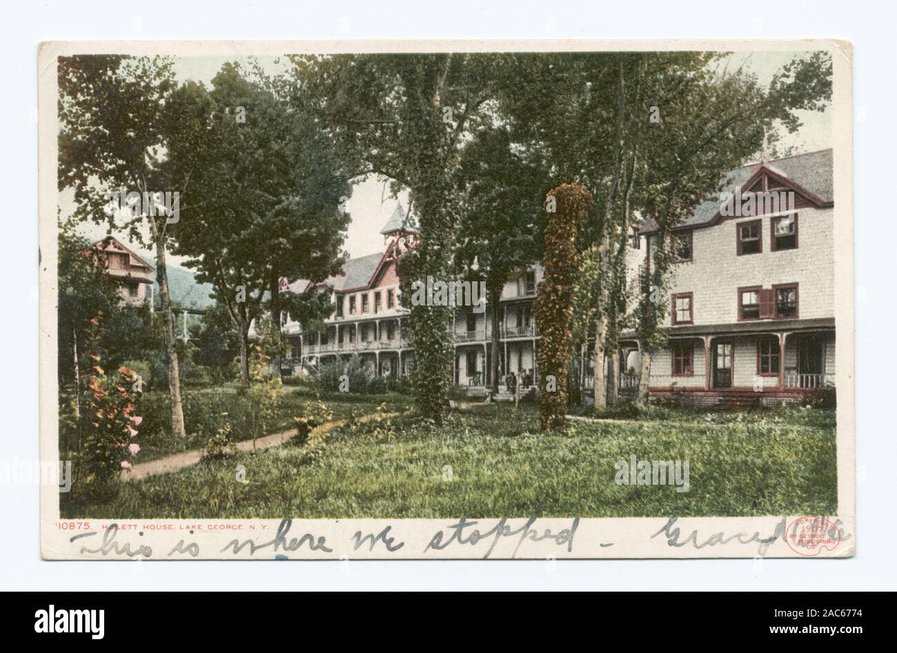 Hulett House, Lake George, N Y First appearance of 'Phostint ...