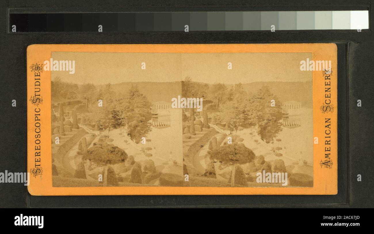 Hunnewells garden hi-res stock photography and images - Alamy