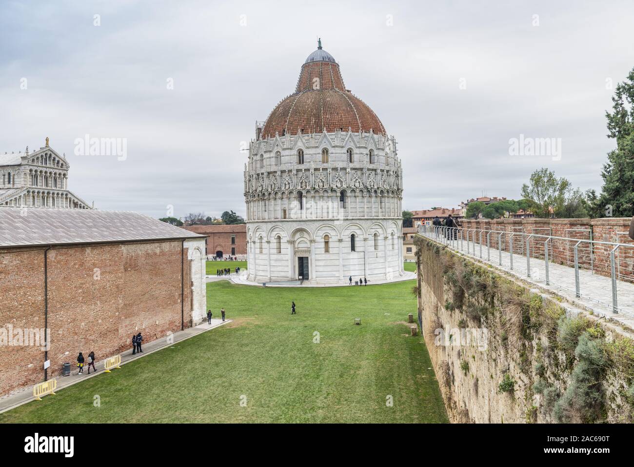Pisa, Tuscany. Aerial view of Square of Miracles Stock Photo - Alamy