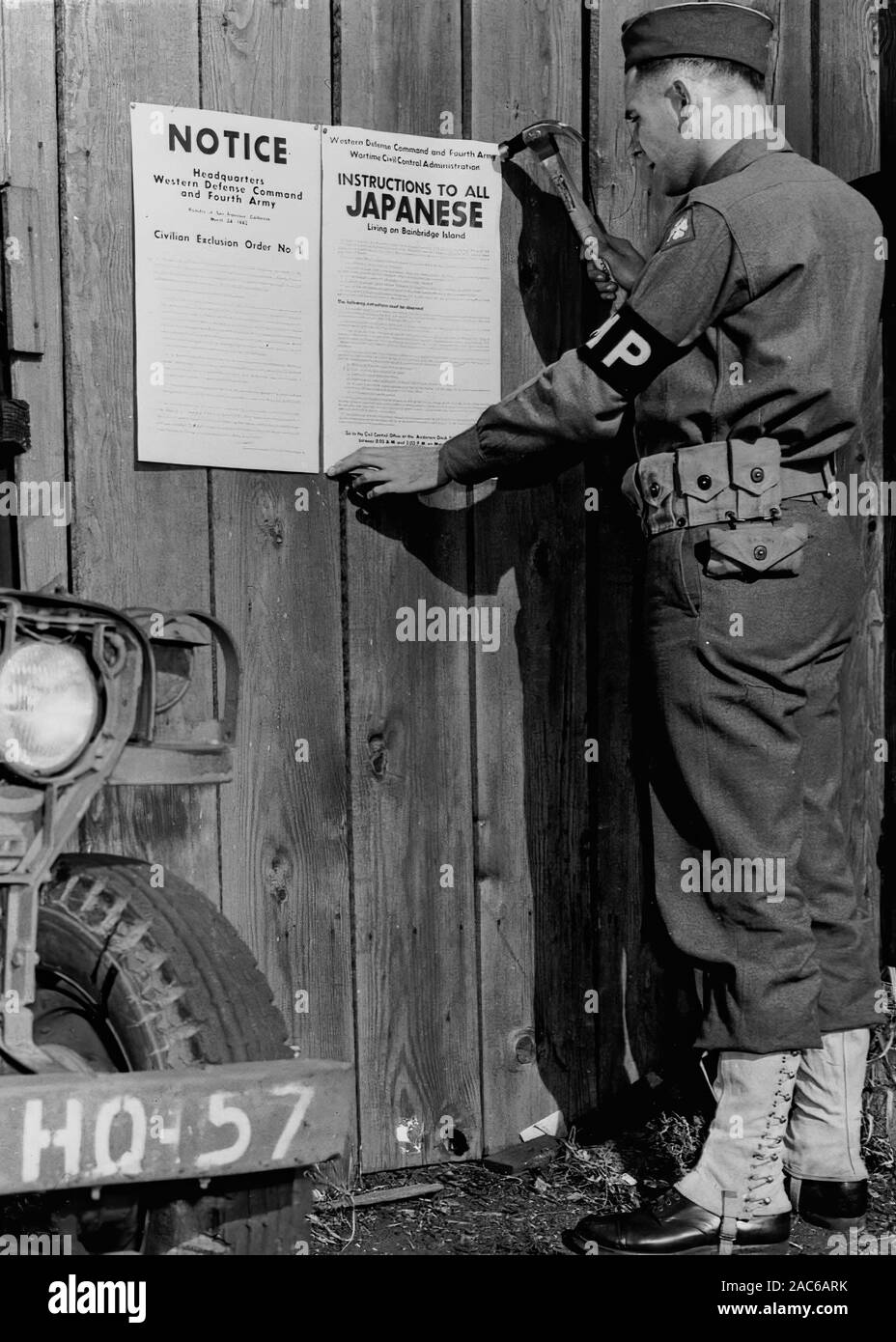 internment of Japanese-Americans in photograph, 1942-1944 Stock Photo ...