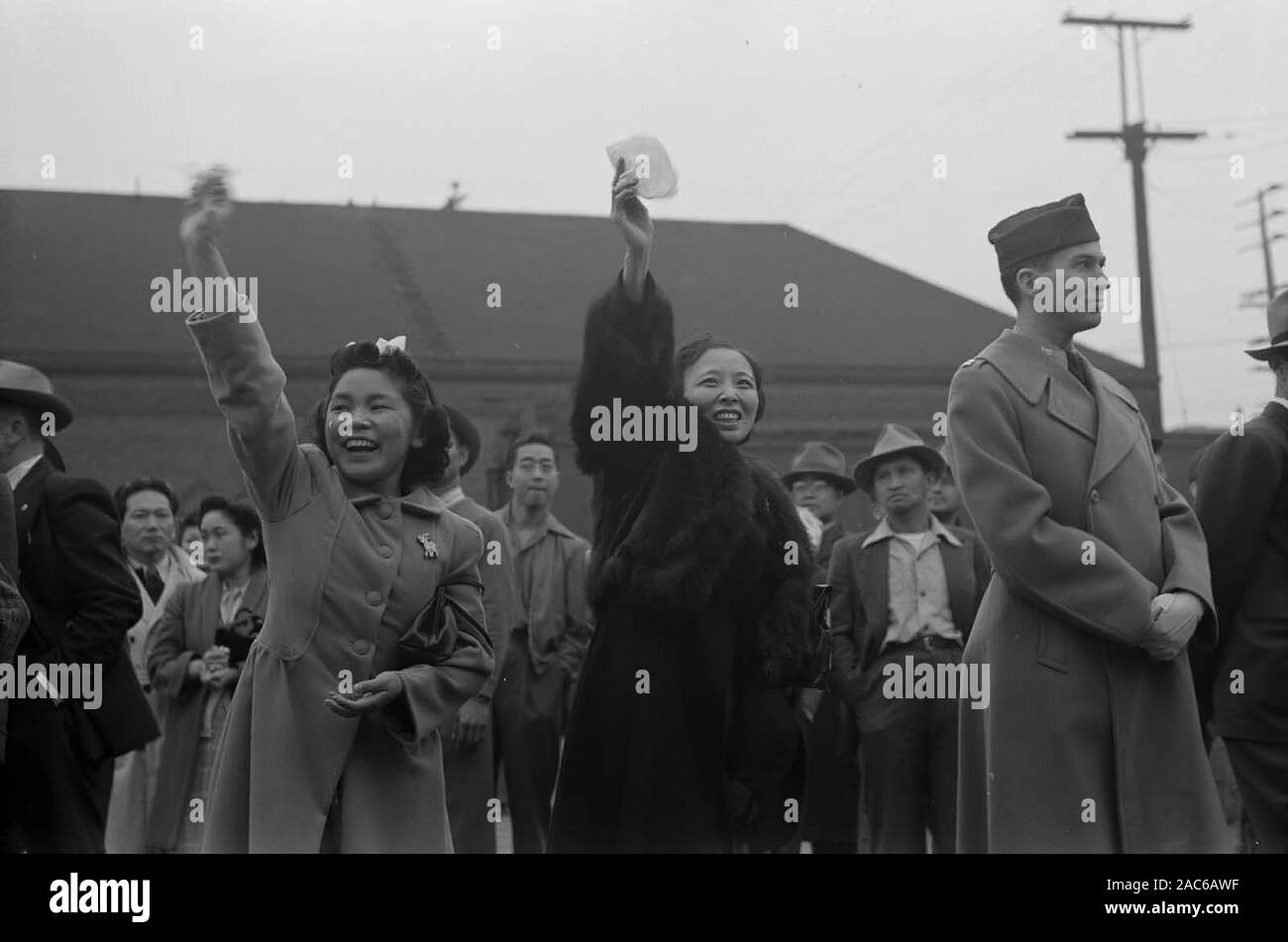 internment of Japanese-Americans in photograph, 1942-1944 Stock Photo ...