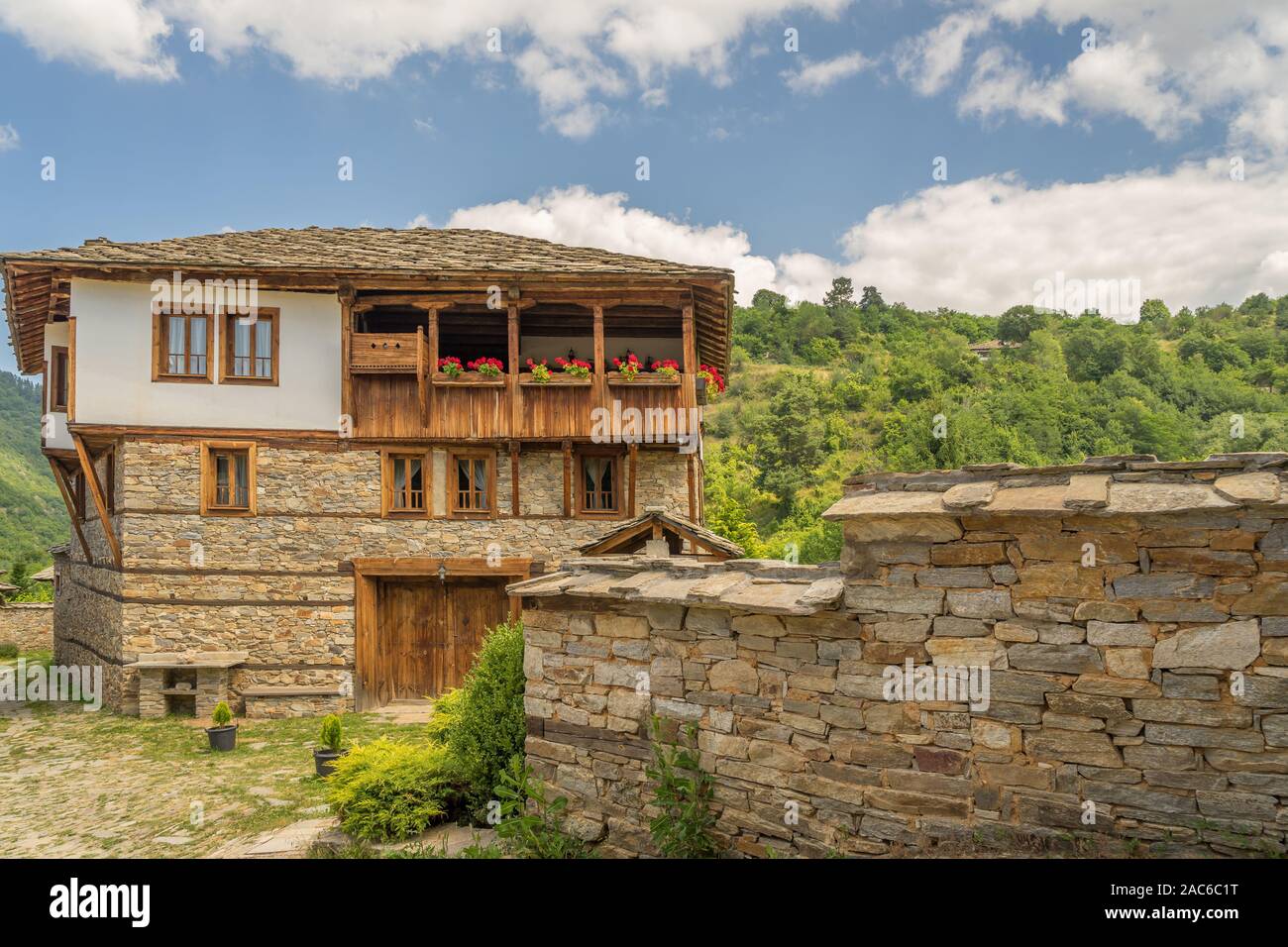 Rural house in Kobatchevitsa, Rodopi mounatin, Bulgaria Stock Photo - Alamy