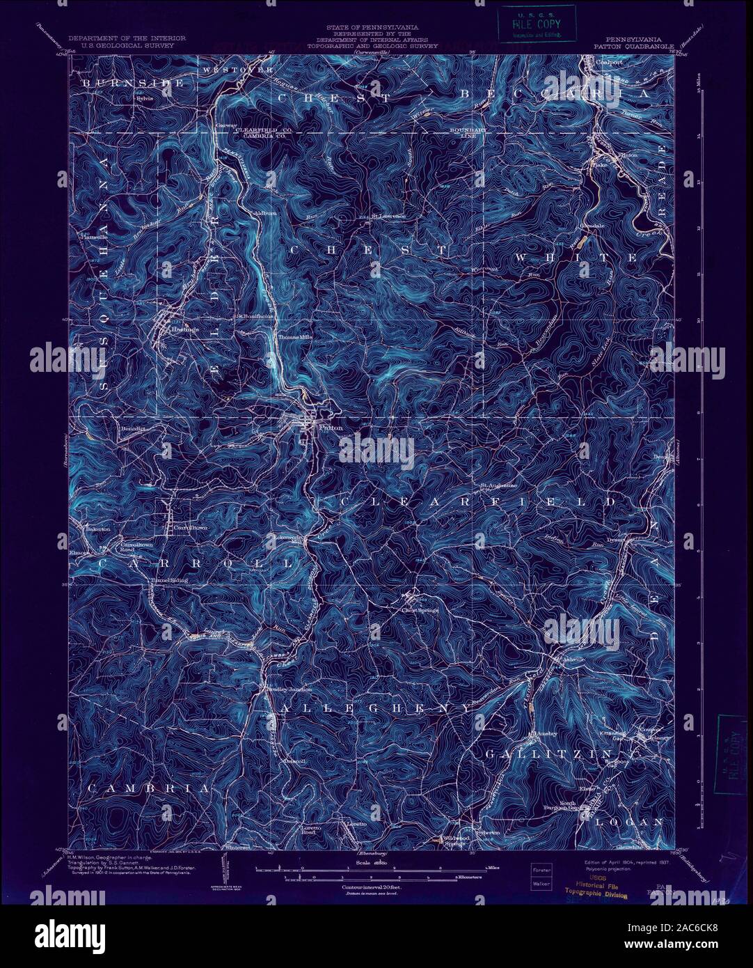 Patton map hi-res stock photography and images - Alamy