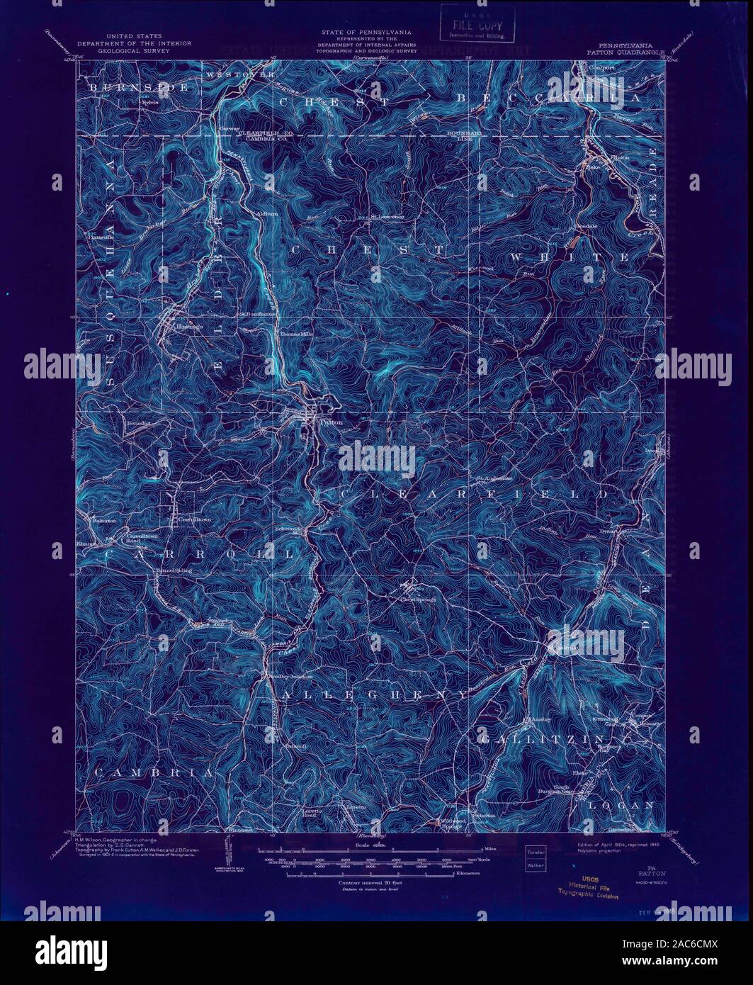 Patton map hi-res stock photography and images - Alamy