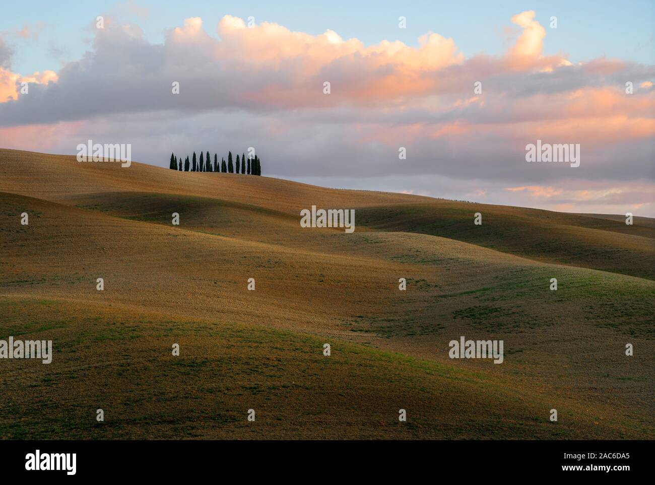 Torrenieri, Siena/Italy - September 29 2019: Val D'Orcia, Tuscany, the ...