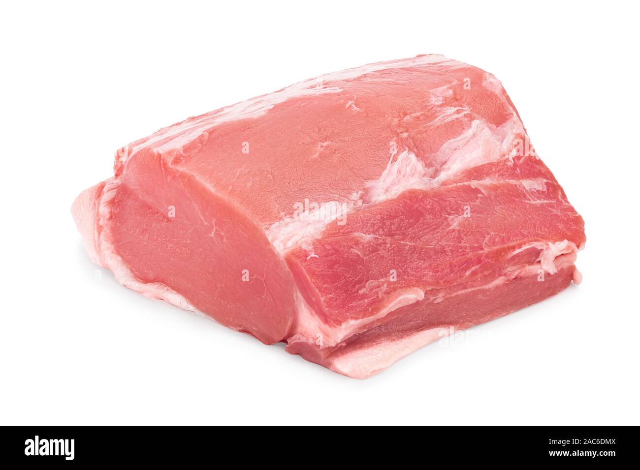 Raw pork meat tenderloin Cut Out Stock Images & Pictures - Alamy