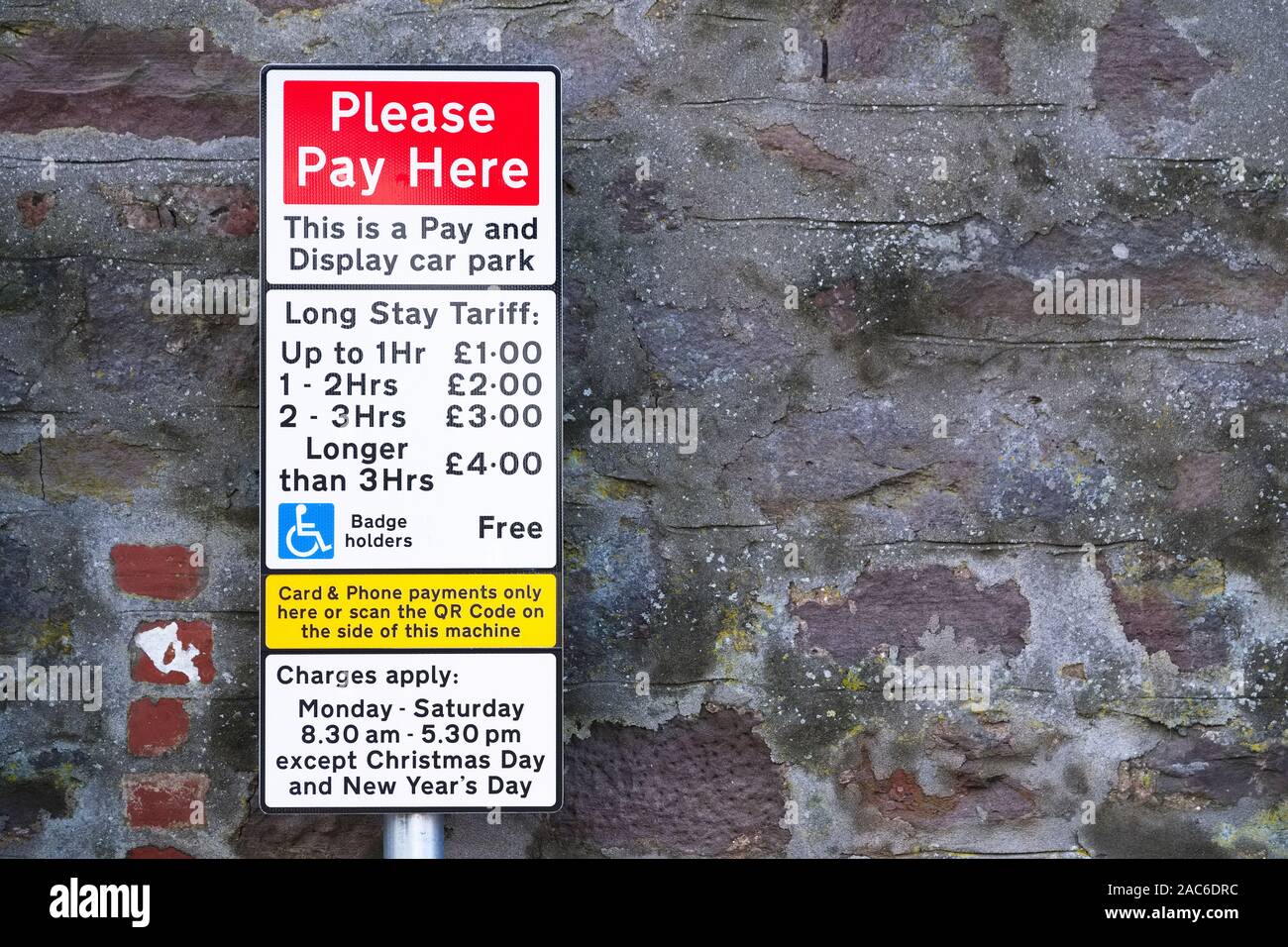 Disabled blue badge card hi-res stock photography and images - Alamy