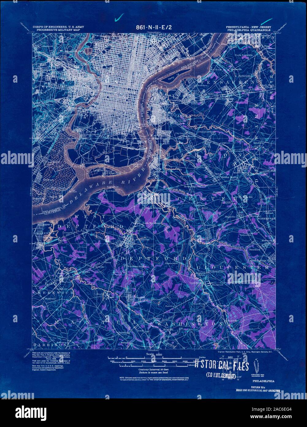 Pennsylvania map 1920 hi-res stock photography and images - Alamy