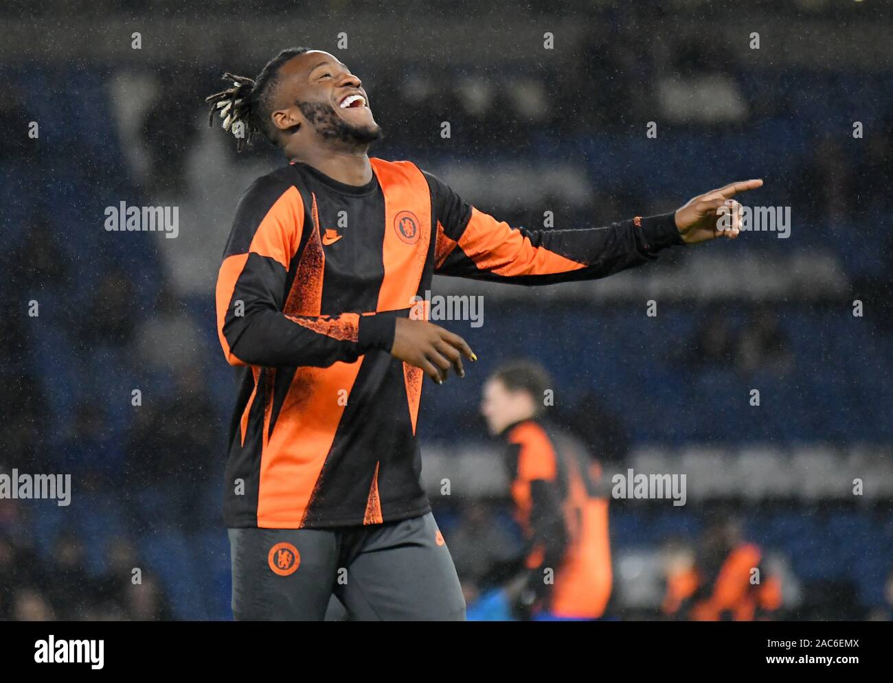 LONDON, ENGLAND - NOVEMBER 5, 2019: Michy Batshuayi-Atunga of Chelsea ...