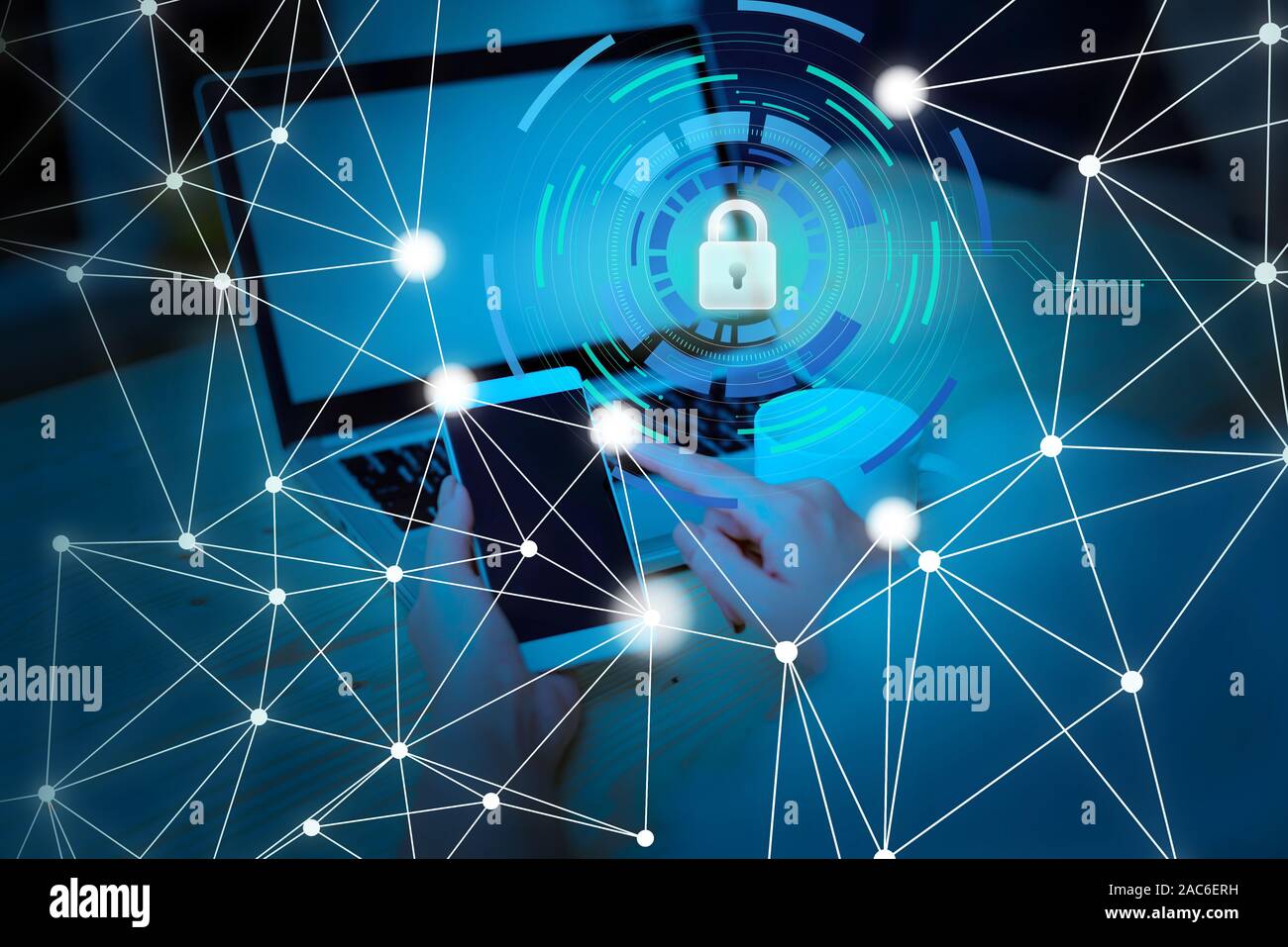 Picture photo system network scheme modern technology smart device ...
