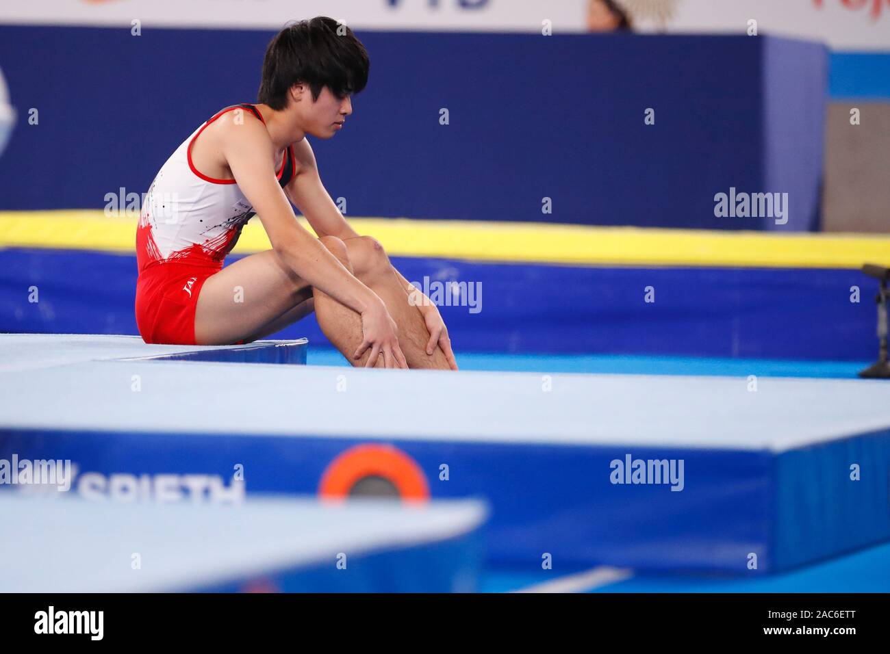 Tokyo, Japan. 30th Nov, 2019. Ryosuke Sakai (JPN) Trampoline : 34th FIG ...