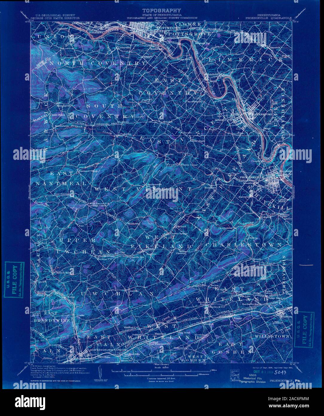 Map of phoenixville hi-res stock photography and images - Alamy