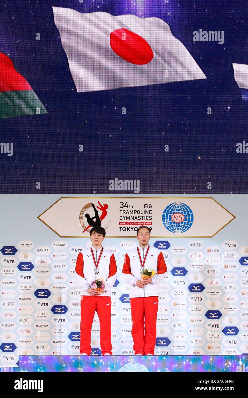 Tokyo, Japan. 30th Nov, 2019. Japan Team (JPN) Trampoline : 34th FIG ...