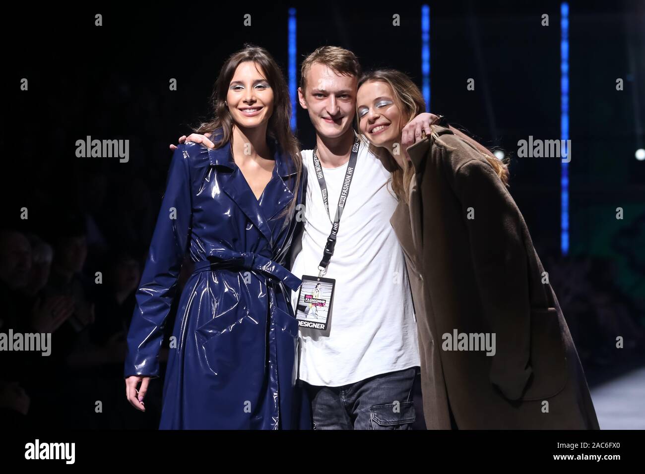 Zagreb, Croatia - October 24, 2019 : Designer Anthony Avangard with ...