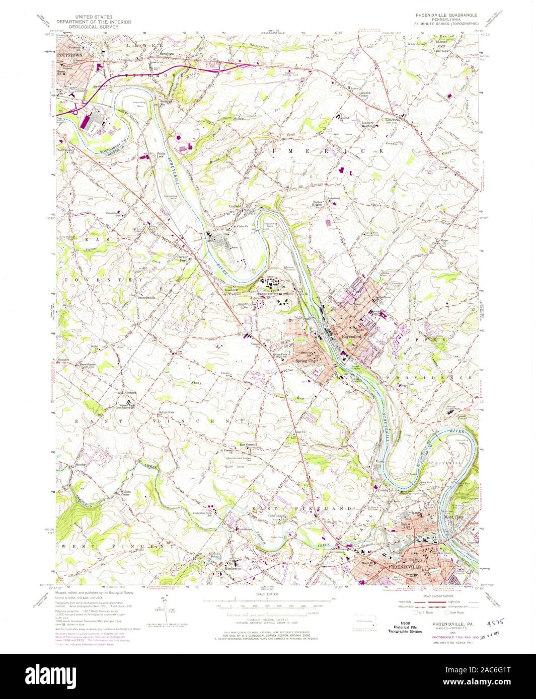 Map of phoenixville hi-res stock photography and images - Alamy