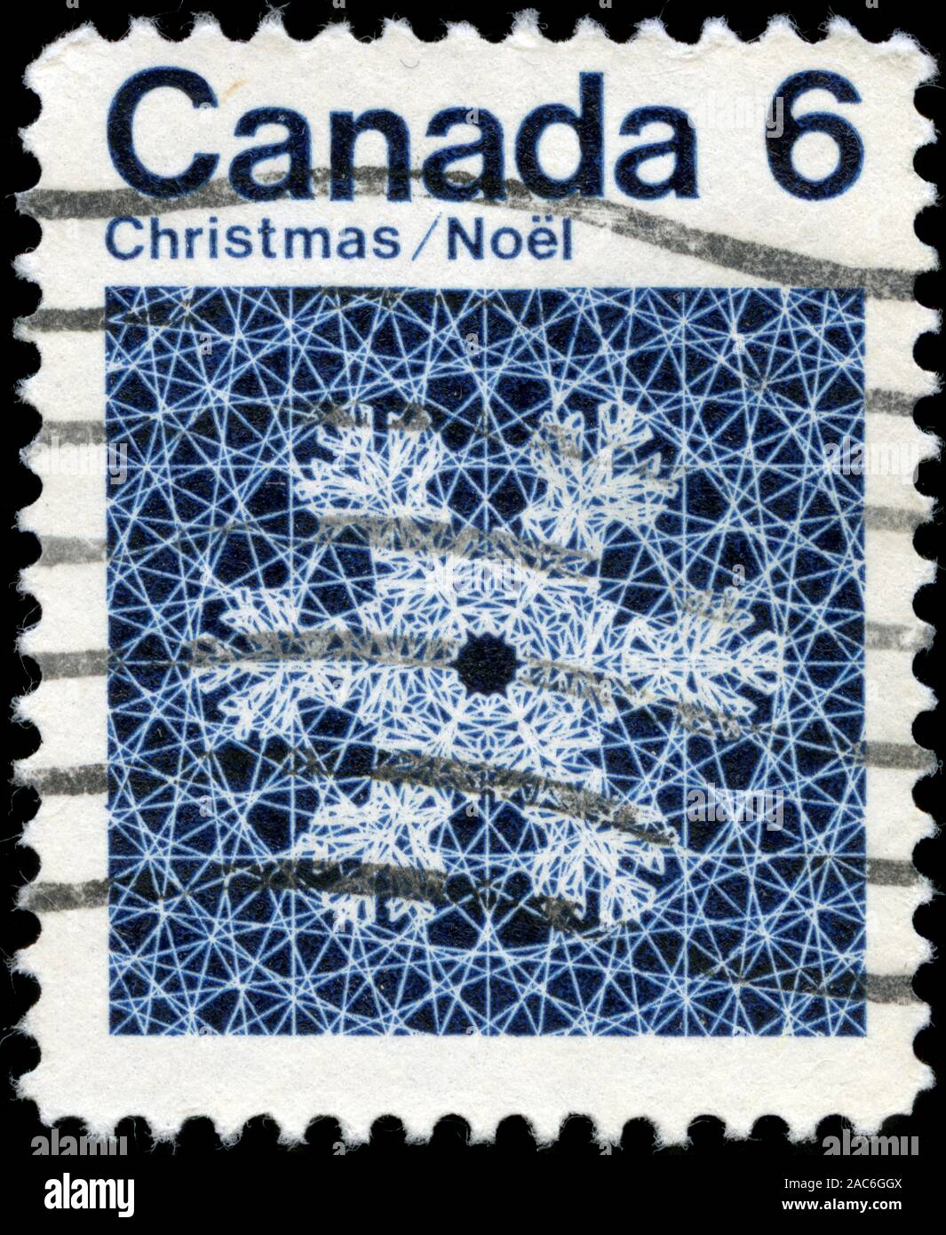 Snowflake postage stamp hi-res stock photography and images - Alamy