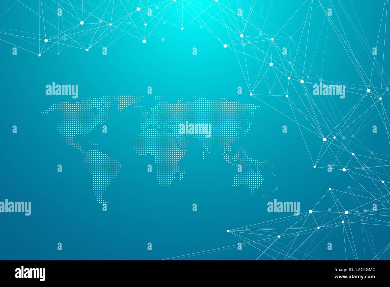 Abstract Plexus Background With Connected Lines And Dots Plexus