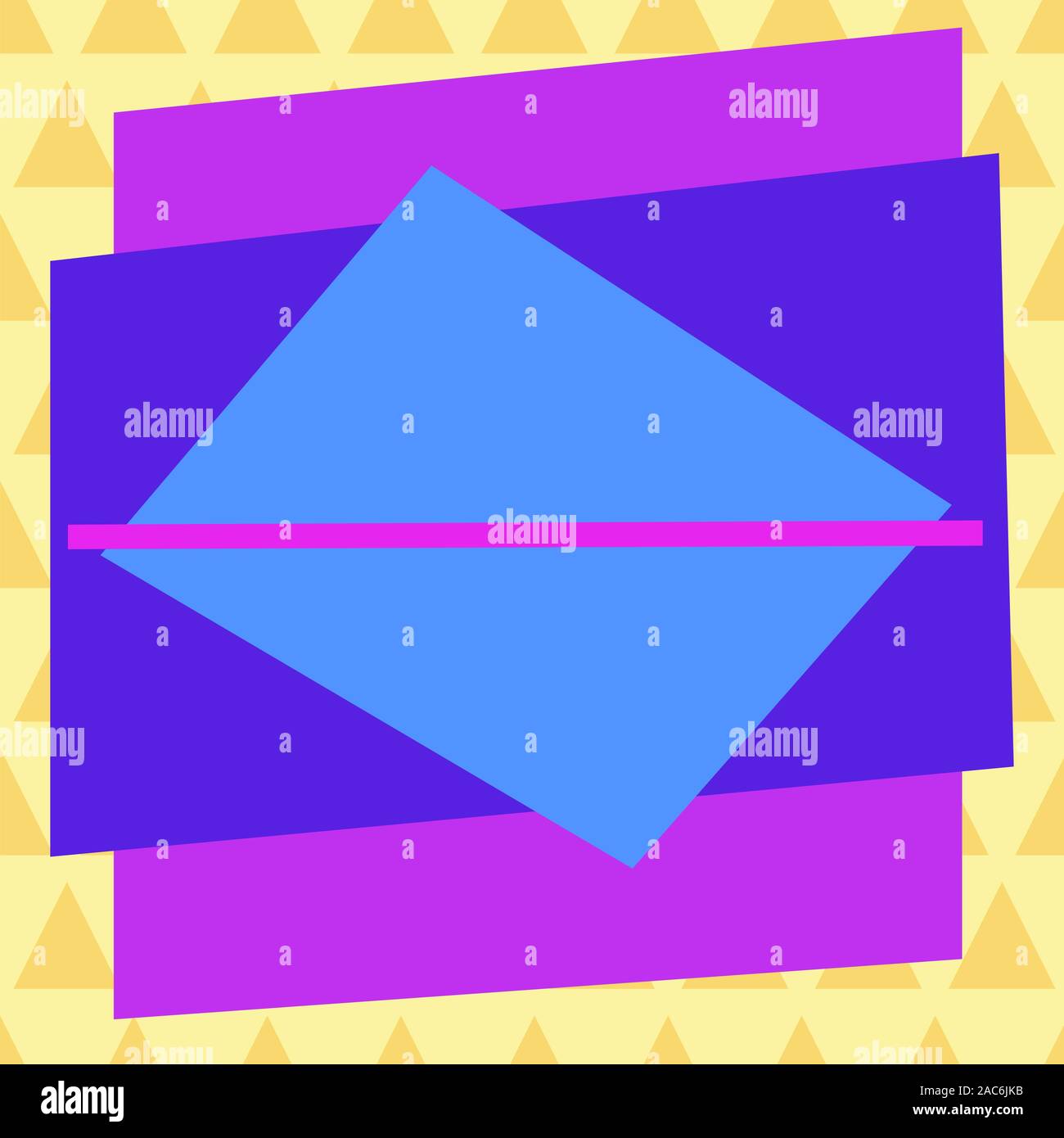 Asymmetrical uneven shaped format pattern object outline multicolour ...