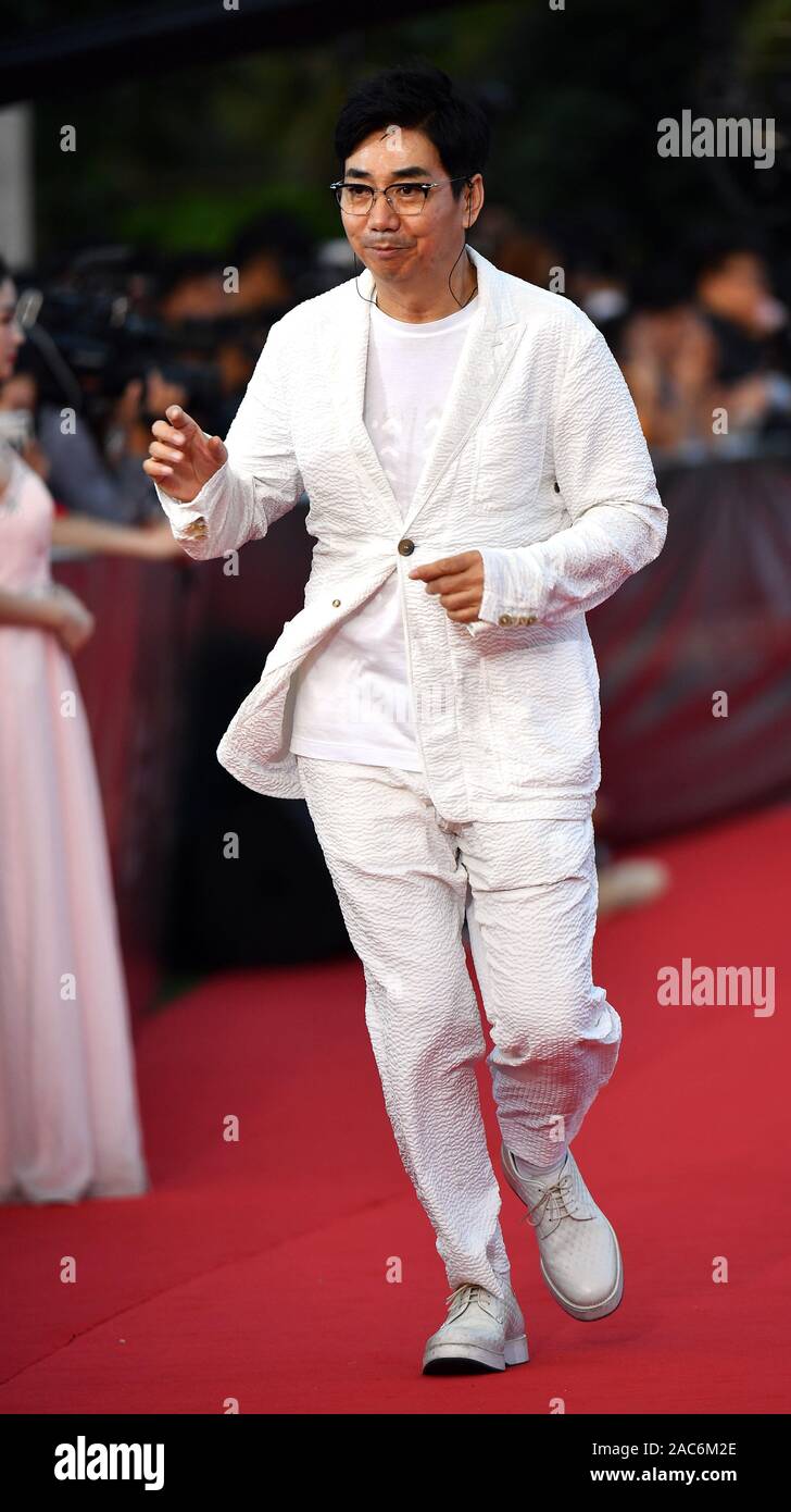 Sanya, China's Hainan Province. 1st Dec, 2019. Actor Fan Ming makes his ...