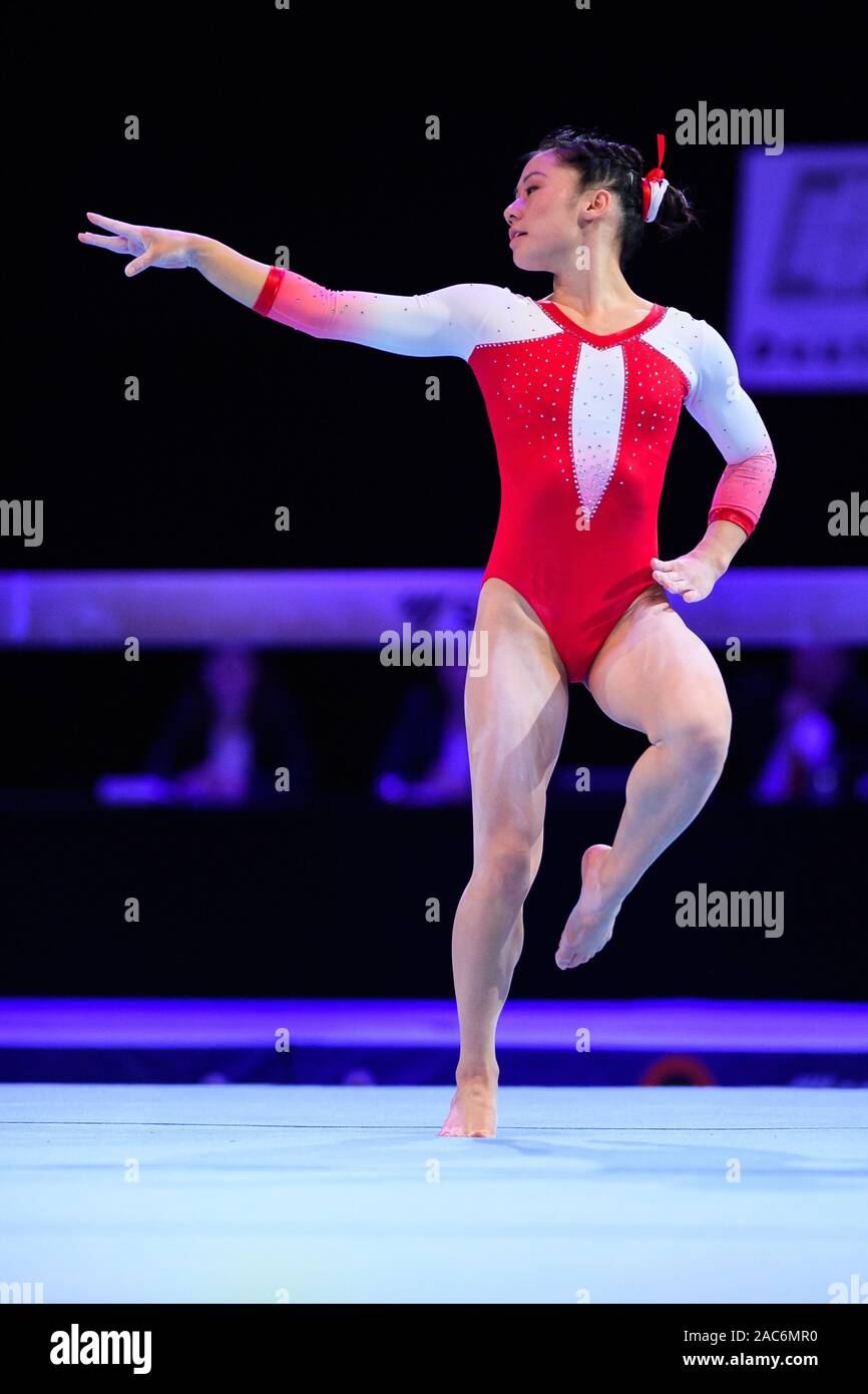 Kim Bui (MTV Stuttgart) at the ground. GES / Gymnastics / German Team ...