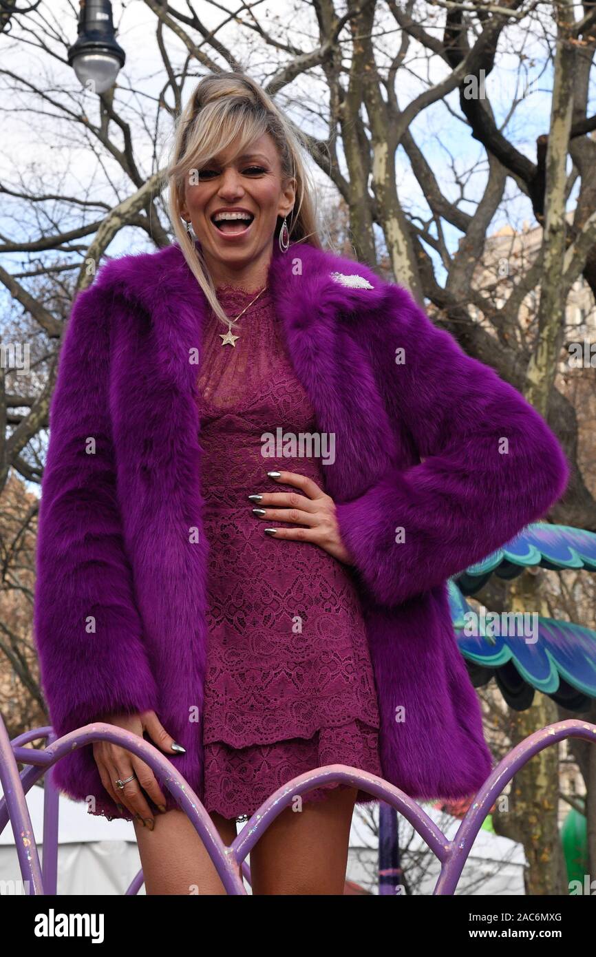 Debbie Gibson rides a float Shimmer and Shine by Nickelodeon during the ...