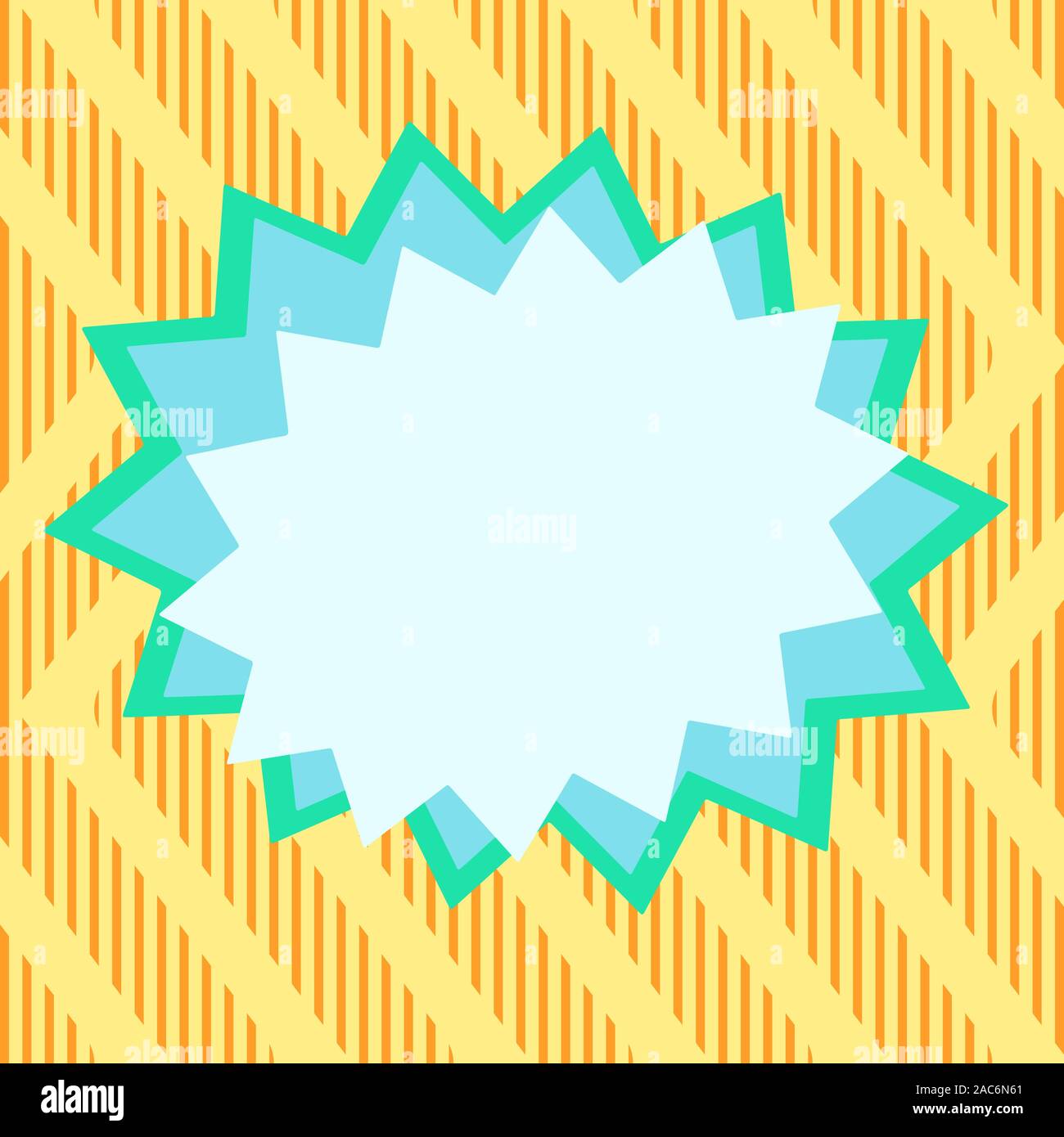 Asymmetrical uneven shaped format pattern object outline multicolour ...