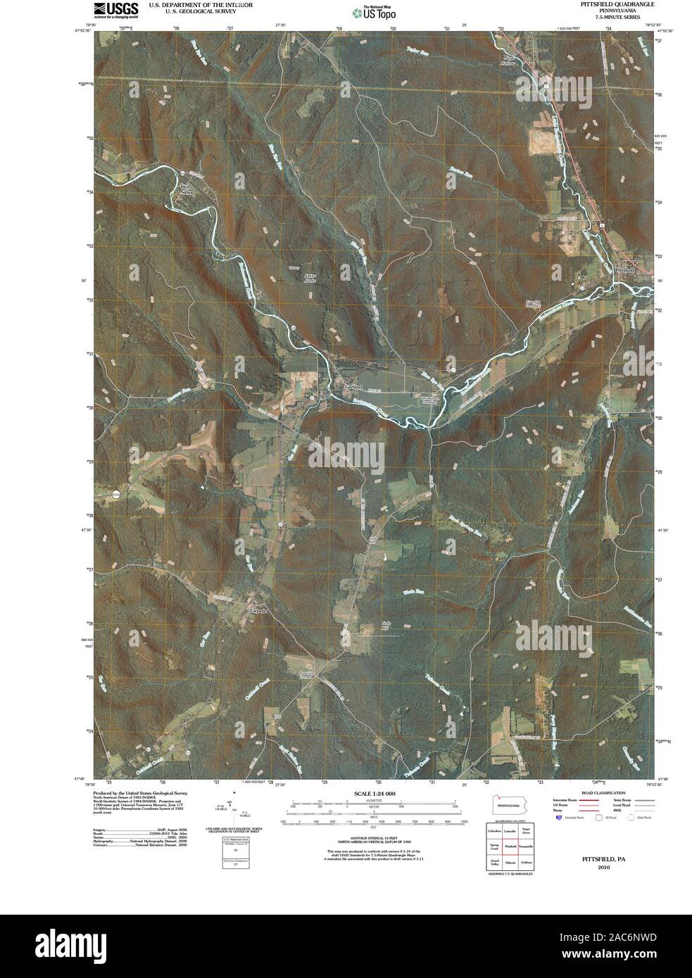 Pittsfield map Cut Out Stock Images & Pictures - Alamy