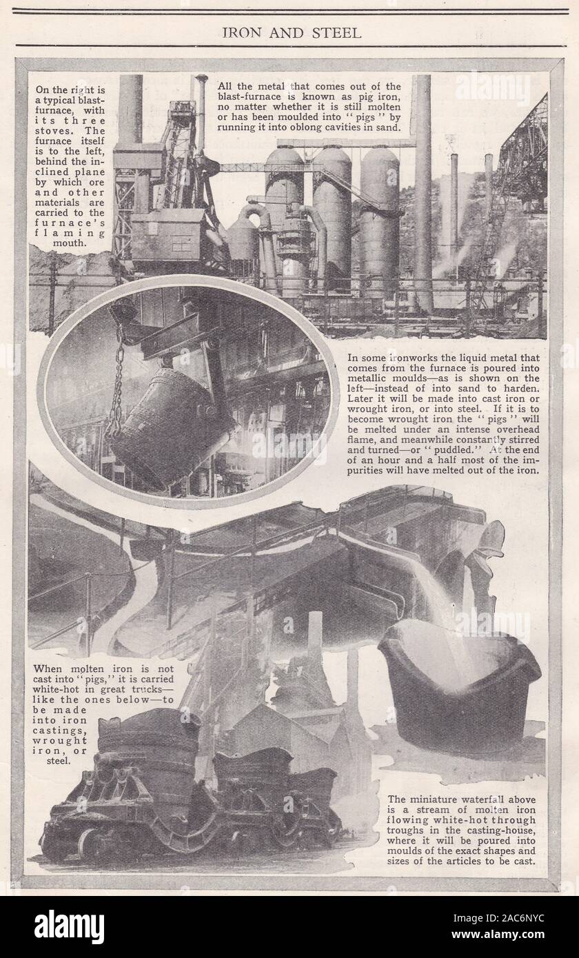 Steel factory 1900s hi-res stock photography and images - Alamy