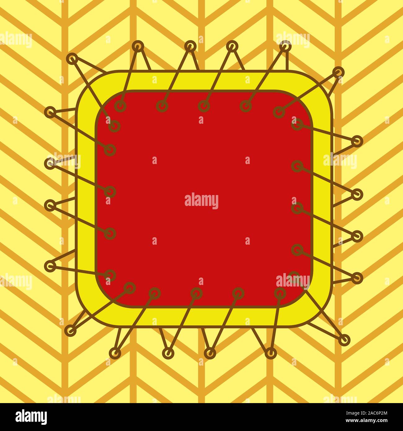 Asymmetrical uneven shaped format pattern object outline multicolour ...